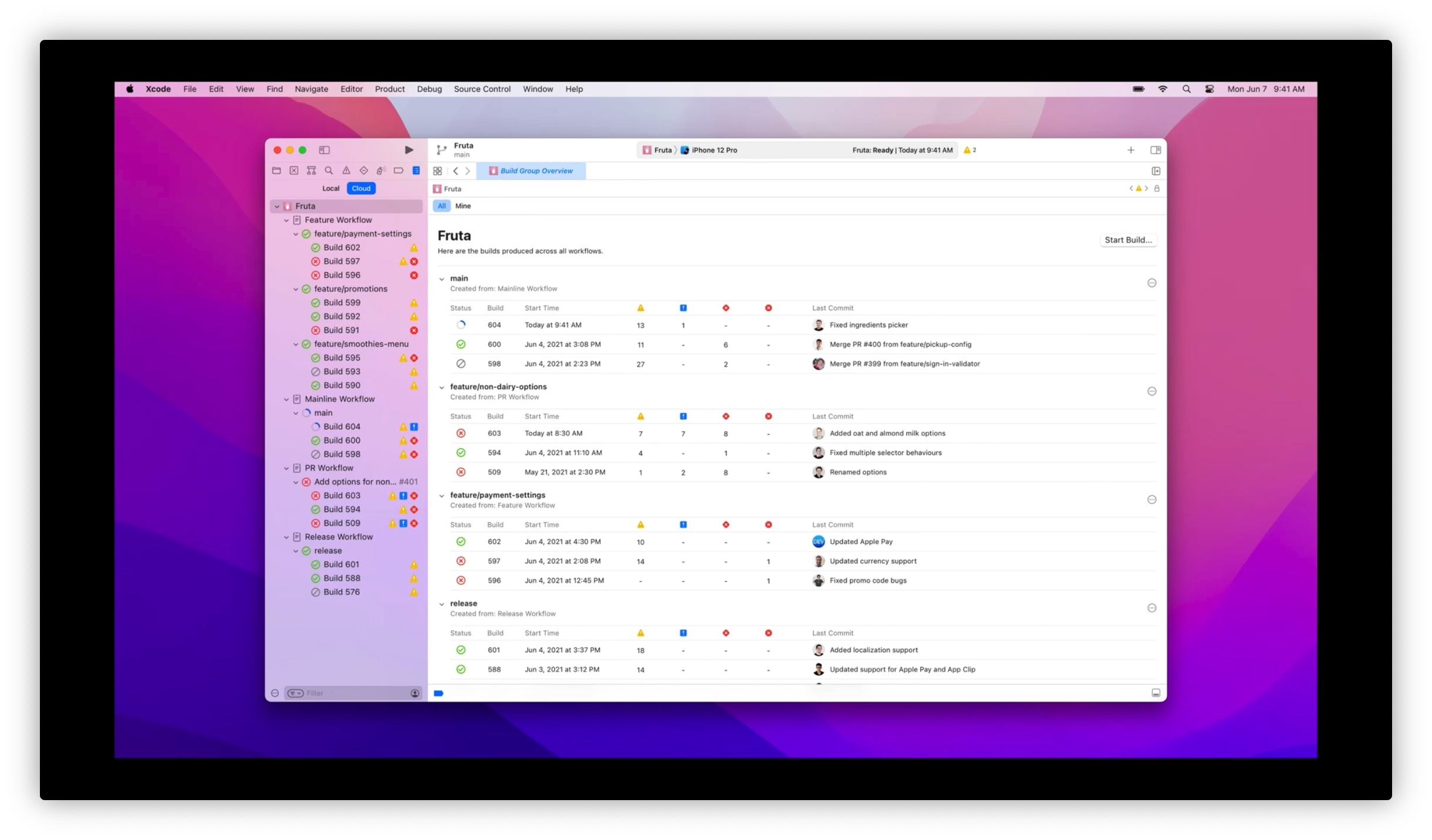 WWDC21 10267 一窥 Xcode Cloud | 日落大道